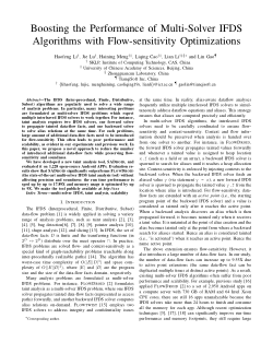 Boosting the Performance of Multi-Solver IFDS Algorithms with Flow-sensitivity Optimizations ...