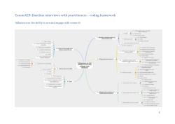 ConnectED baseline interviews coding framework