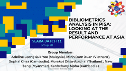Bibliometrics Analysis in PISA: Looking at The Result and Performance ...