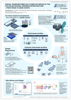 Spatial transcriptomics as a complete service at the Scilifelab National Genomics Infrastructure ...