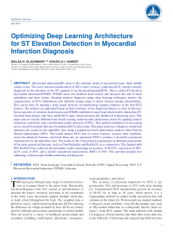 Optimizing Deep Learning Architecture for ST Elevation Detection in Myocardial Infarction Diagnosis