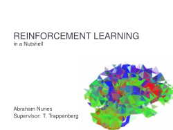 Reinforcement Learning in a Nutshell