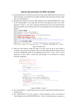 Examples of PDOP Data and Codes