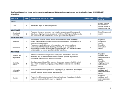 PRISMA-ScR Checklist