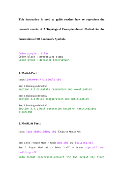 Automatic generation of 3D landmark symbols based on topological ...