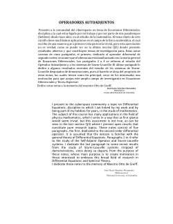 OPERADORES AUTOADJUNTOS