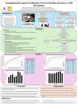 Investigating the impact of calibration time on classifier accuracy in c-VEP BCI systems