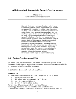 A Mathematical Approach to the Theory of Context-Free Languages.pdf