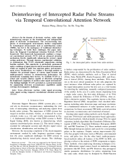 Deinterleaving of Intercepted Radar Pulse Streams via Temporal ...