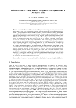 Defect-detection in casting products using grid search augmented PCA ...