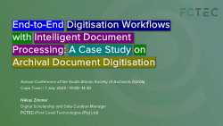End-to-End Digitisation Workflows with Intelligent Document Processing ...