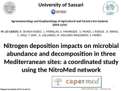Nitrogen deposition impacts on microbial abundance and decomposition in ...