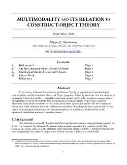 Multimodality and its Relation to Construct-Object Theory