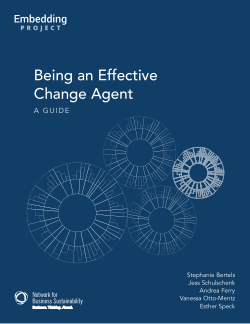 EP Being an Effective Change Agent