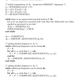 High-level description of our algorithm to calculate a multiple ...