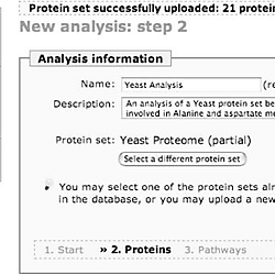 New analysis: Step 3â Which pathways page