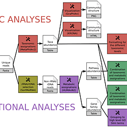 ASaiM workflow to analyze raw metagenomic sequences