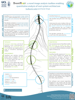 SmartRoot : a novel image analysis toolbox enabling quantitative analysis of root system ...