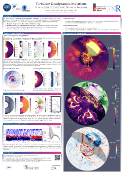 Turbulent Geodynamo simulations