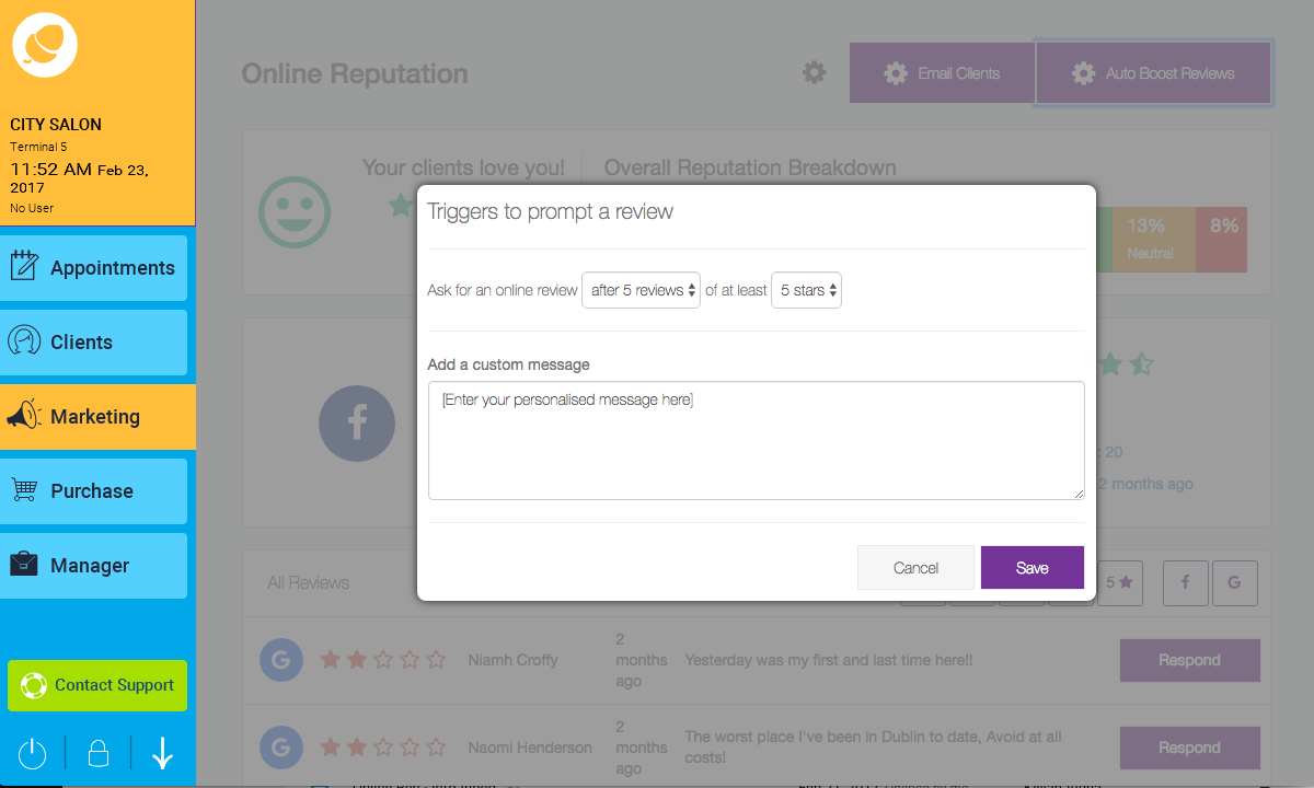 New Feature: Introducing The Phorest Online Reputation Manager | Phorest