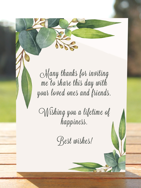 Wedding Wishes What To Write In A Wedding Card Poptop Event