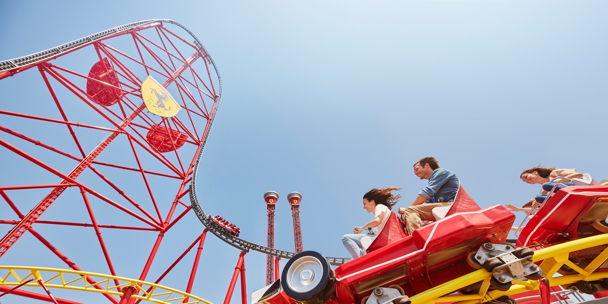 Junior Red Force - Children's attractions in the Kids' Area in Ferrari Land