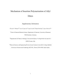Mechanism of Insertion Polymerization of Allyl Ethers