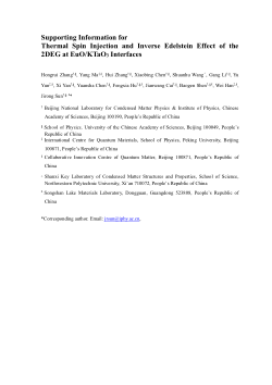 Thermal Spin Injection and Inverse Edelstein Effect of the Two ...