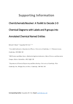 ChemSchematicResolver: A Toolkit to Decode 2D Chemical Diagrams with Labels and R‑Groups into ...