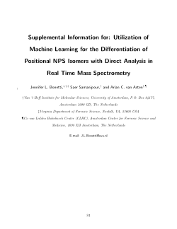 Utilization of Machine Learning for the Differentiation of Positional ...