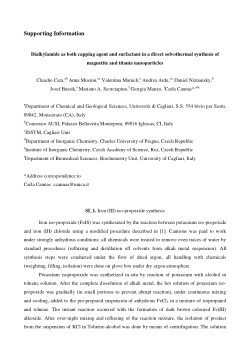 Dialkylamide as Both Capping Agent and Surfactant in a Direct ...