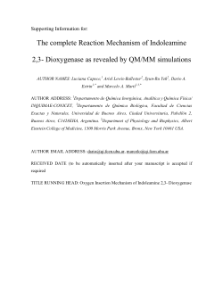 Complete Reaction Mechanism of Indoleamine 2,3-Dioxygenase as Revealed ...
