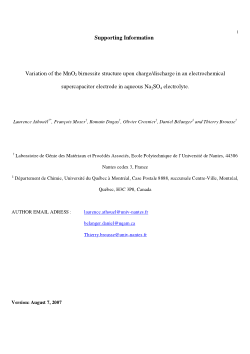 Variation of the MnO2 Birnessite Structure upon Charge/Discharge in an ...