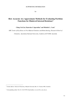 How Accurate Are Approximate Methods for Evaluating Partition Functions ...