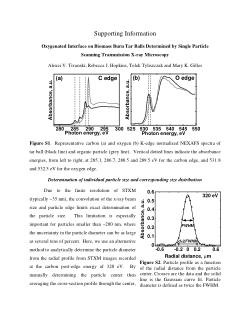 Oxygenated Interface on Biomass Burn Tar Balls Determined by Single ...