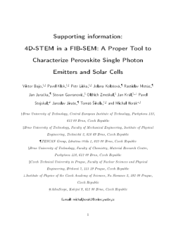 4D-STEM in an FIB-SEM: A Proper Tool to Characterize Perovskite Single ...