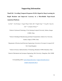 TimePAD Unveiling Temporal Sequence ELISA Signal by Deep Learning for Rapid Readout and Improved ...
