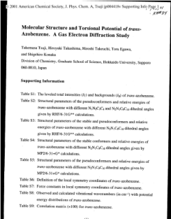 Molecular Structure and Torsional Potential of trans-Azobenzene. A Gas Electron Diffraction Study