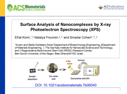 Surface Analysis of Nanocomplexes by X‑ray Photoelectron Spectroscopy (XPS)