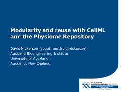 Modularity and reuse with CellML and the Physiome Repository
