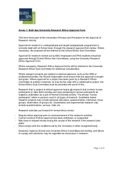 Appendix T - Ethics Application Form - Using Creative Writing to ...