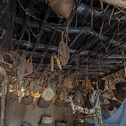 The domestic space of the Banea hut