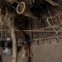 The domestic space of the Banea hut