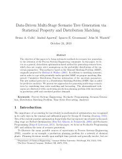 Item - Data-driven multi-stage scenario tree generation via statistical ...