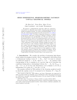 High Dimensional Semiparametric Gaussian Copula Graphical Models