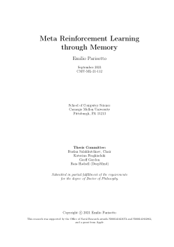 Meta Reinforcement Learning through Memory