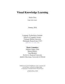 Visual Knowledge Learning