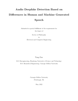 Audio Deepfake Detection Based on Differences in Human and Machine Generated Speech