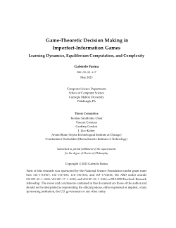 Item - Game-Theoretic Decision Making in Imperfect-Information Games - Carnegie Mellon ...