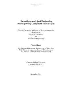 Data-driven Analysis of Engineering Drawings Using Component-based Graphs